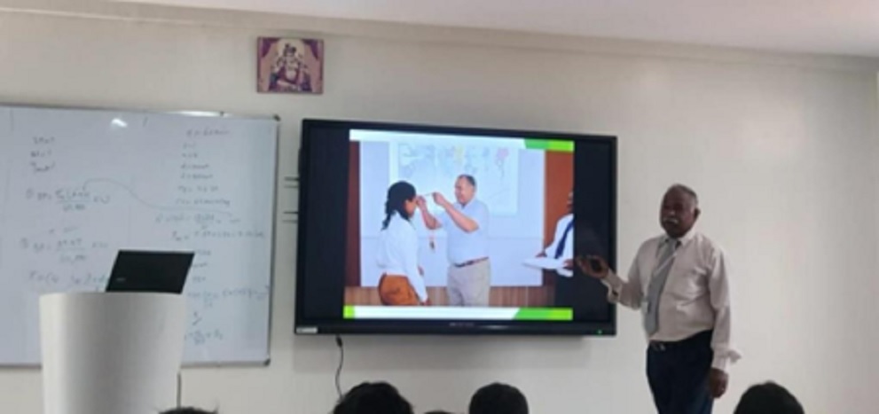 Guest lecture by P Rajendran, HoD Automobile, Nandi Vishwavidyala ...